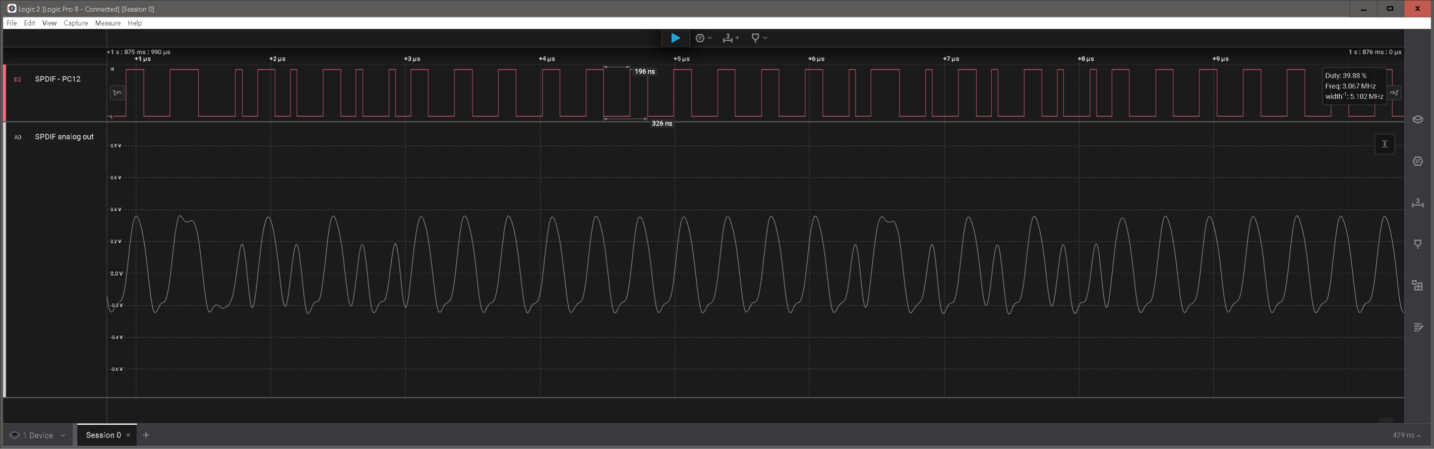 Solved: STM32U5xx: SPDIF out - how to configure? - STMicroelectronics Community