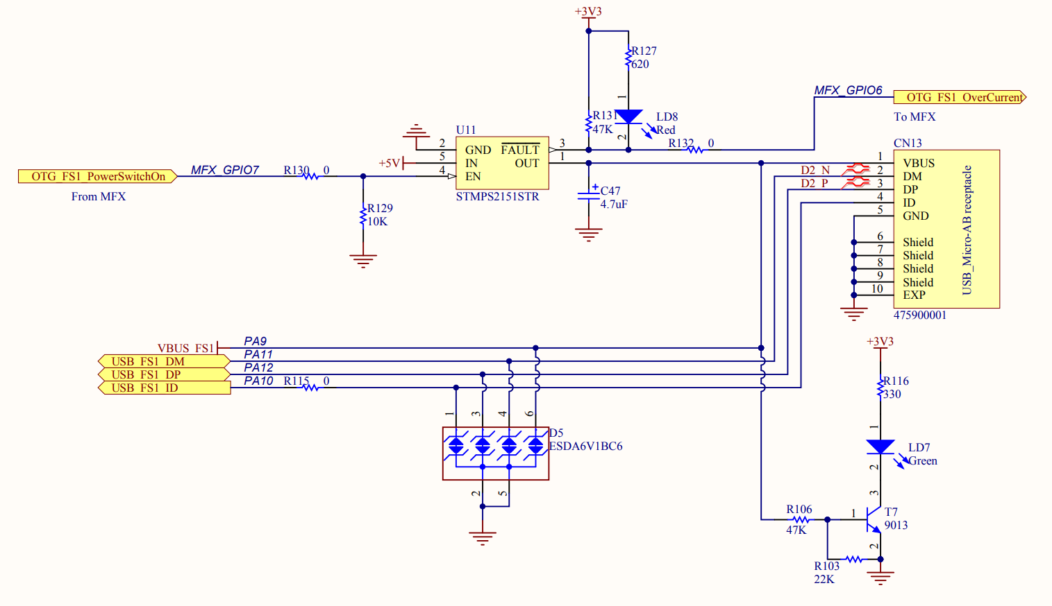 Solved: How to design an USB OTG interface - STMicroelectronics Community