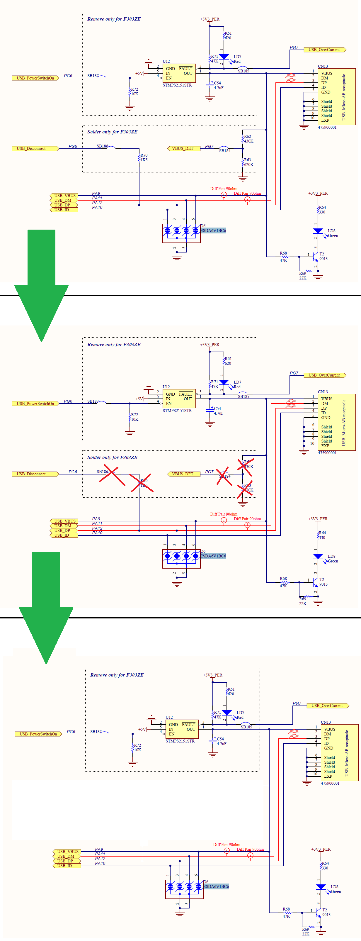 Solved How To Design An Usb Otg Interface Stmicroelectronics Community