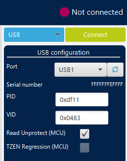 STM32F072B USB flashing - STMicroelectronics Community
