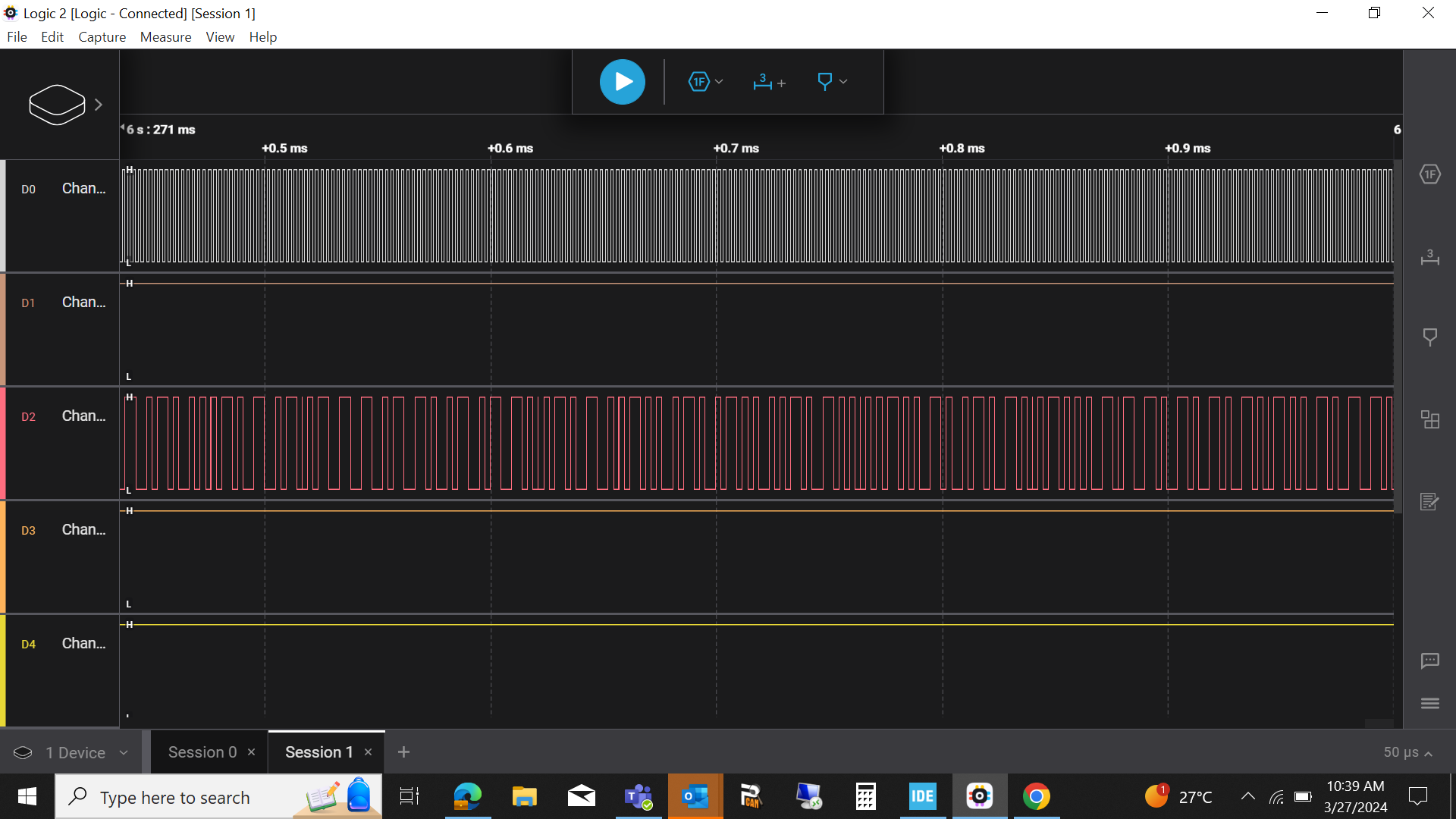 IM69D130 interface of with STM32WB55RG. - STMicroelectronics Community