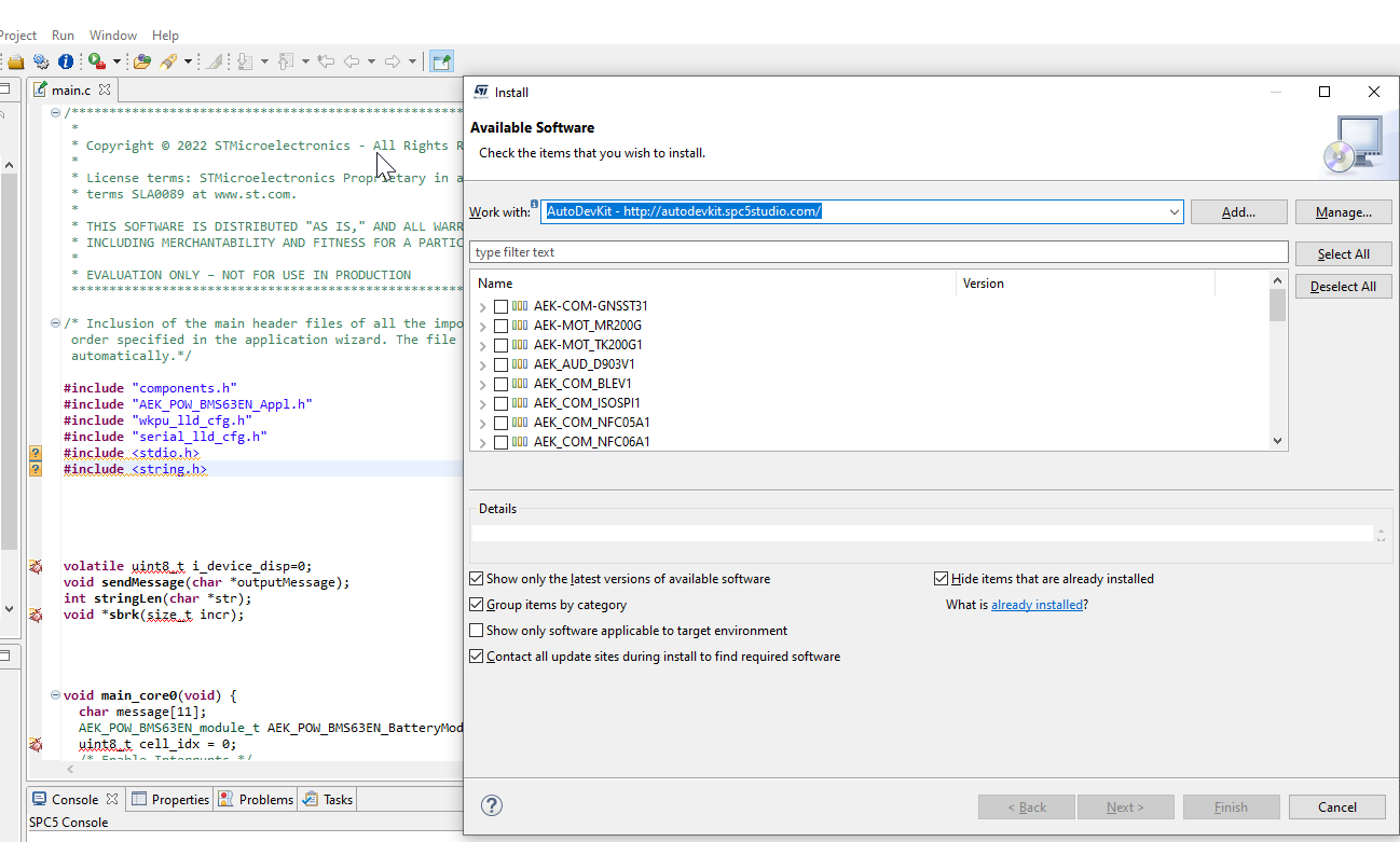 Solved: Need Help with SPC5 Studio for Basic LED Blinking ... - STMicroelectronics Community