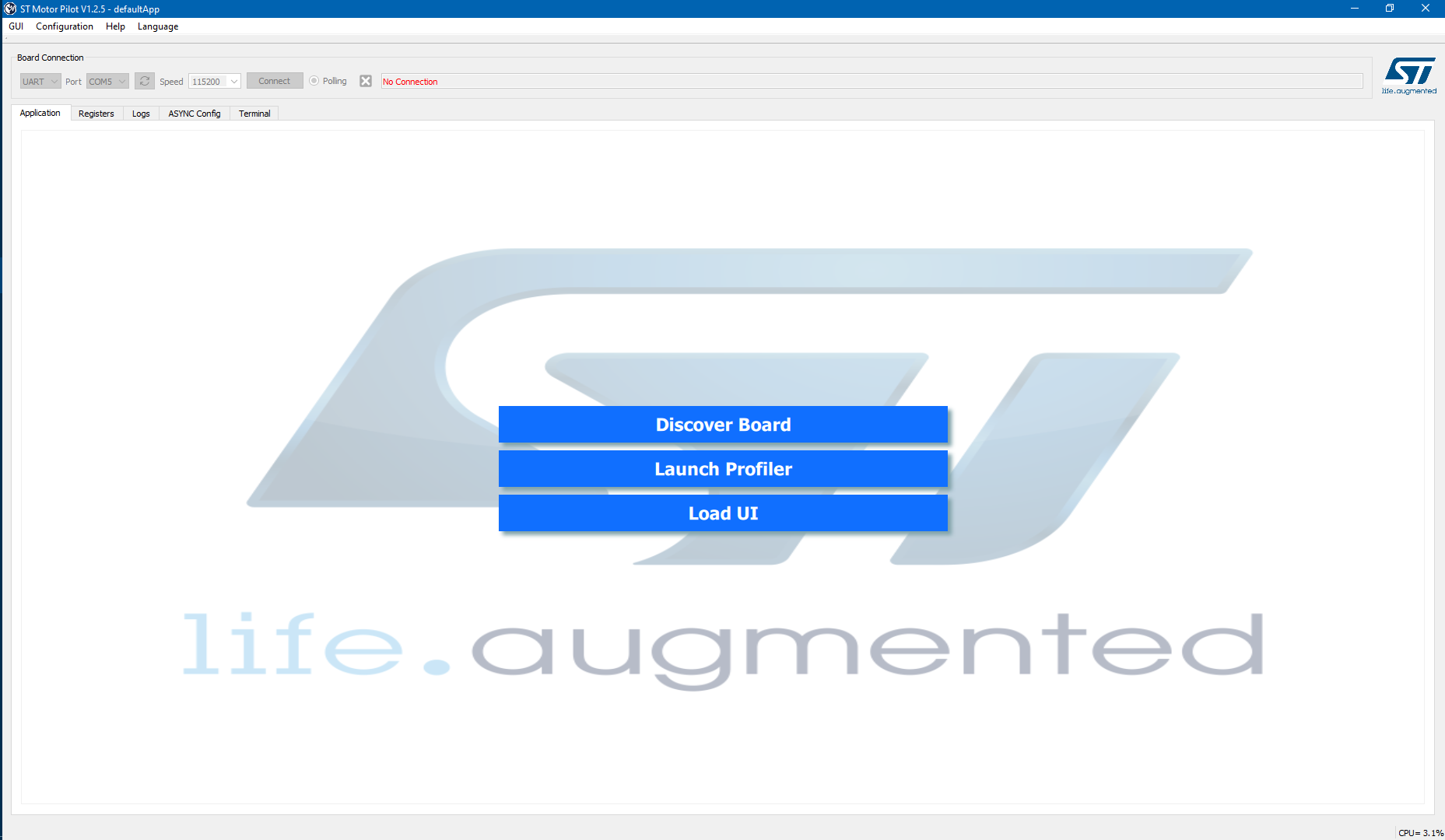 Solved: Board not recognised by Motor Control SDK - STMicroelectronics ...