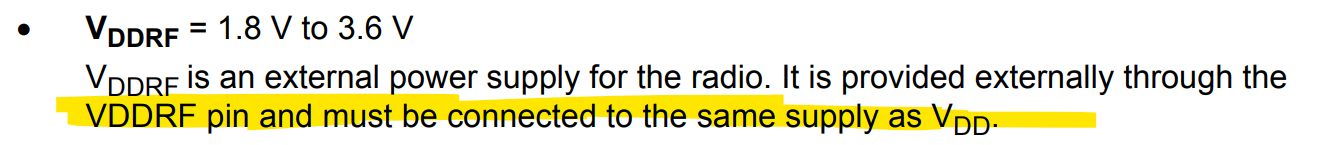 Stm32wl Vdd And Vddrf Different Power Supply Stmicroelectronics Community