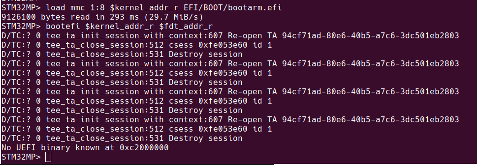 Efi Boot Based On Openstlinux 6 1 For Stm32mp Usin Stmicroelectronics Community