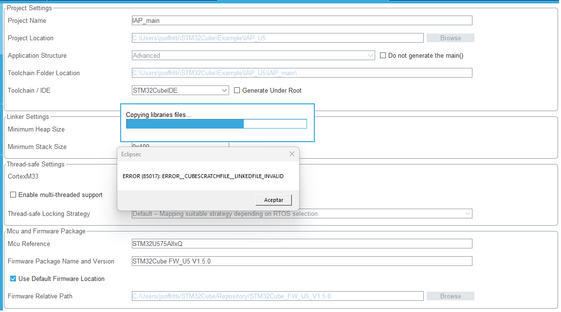 Stm32u5 Iapmain Example Not Working Stmicroelectronics Community 2590