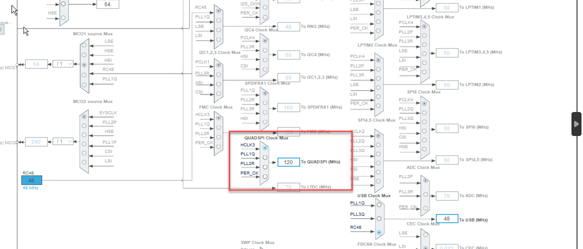 Stm32h7 Qspi In Normal Spi Mode For Interface Exte Stmicroelectronics Community 4609