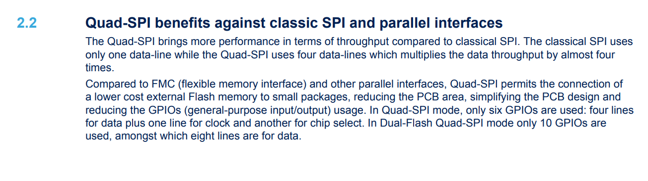 Stm32h7 Qspi In Normal Spi Mode For Interface Exte Stmicroelectronics Community 
