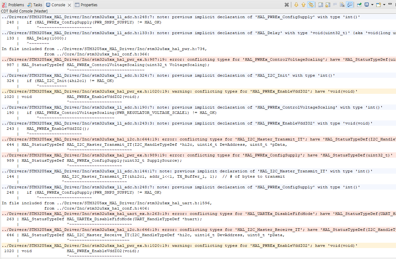Solved: Sudden Error - STMicroelectronics Community