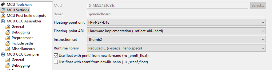 Solved: ELF file and converted BIN far too large - STMicroelectronics Community
