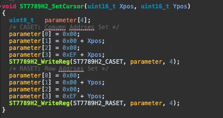 Problems with ST7789 LCD code (MCD Application Tea... - STMicroelectronics Community