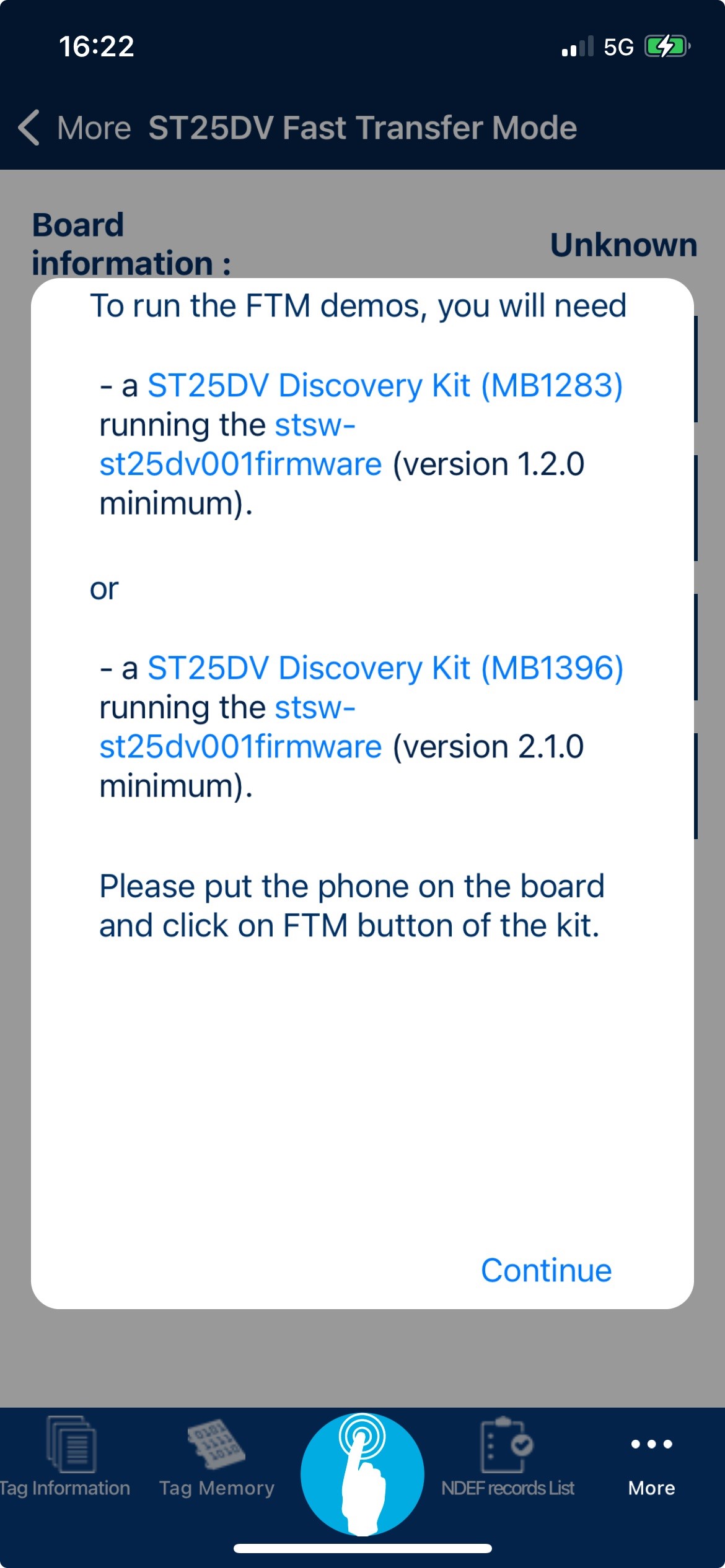 Solved: NFC Tap iOS App crashs and source code not downloa... - STMicroelectronics Community