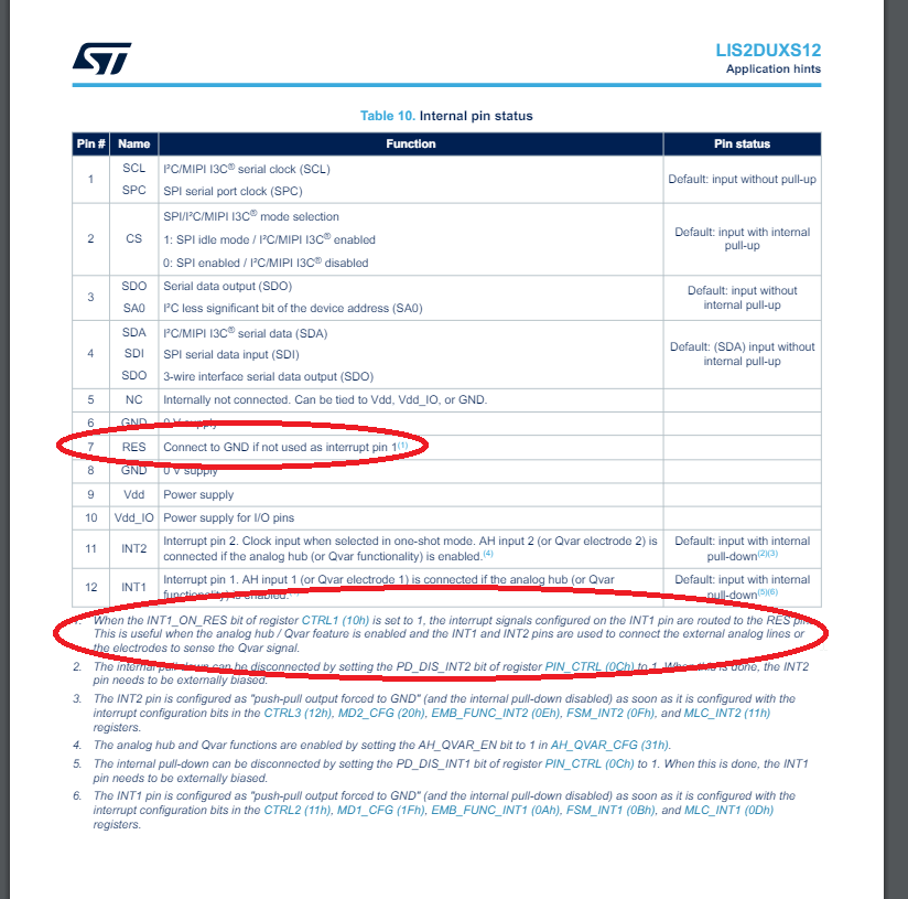 LIS2DUXS12 Qvar and Interrupts - STMicroelectronics Community