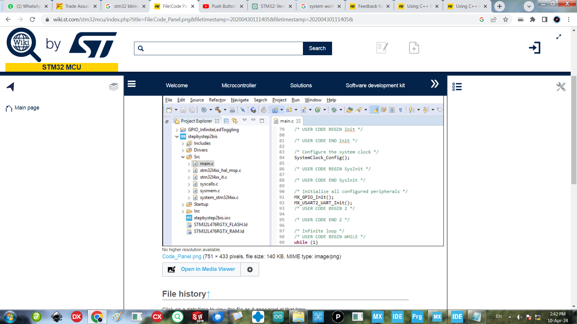 Using C++ Builder - STMicroelectronics Community