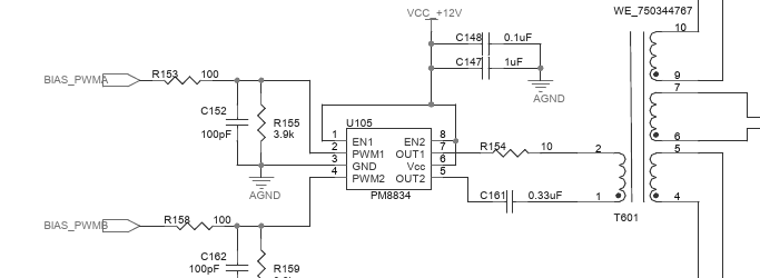 Burning of resist. R154 of PM8834 auxiliary power ... - STMicroelectronics Community