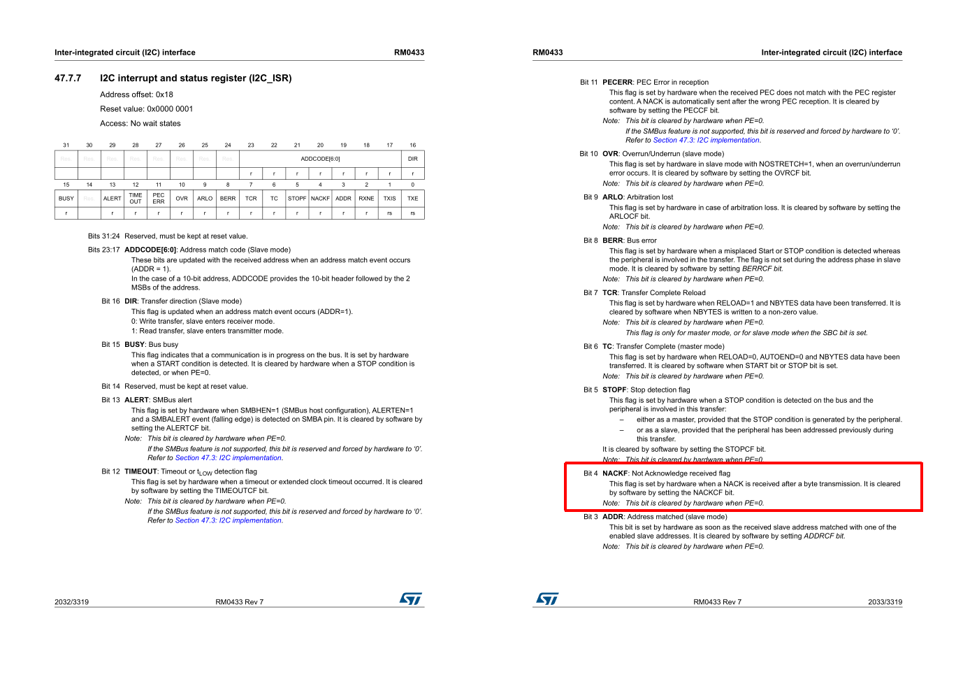 Solved Stm32h745i I2c Recovery After Addressing Nonexiste Stmicroelectronics Community