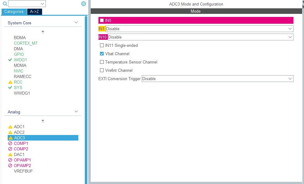Solved Vbat Adc Setting Is Missing In The New Version Stmicroelectronics Community