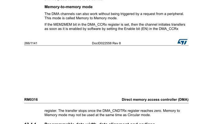 Solved Dma Usart Not Working As Expected Mem2mem Mode S