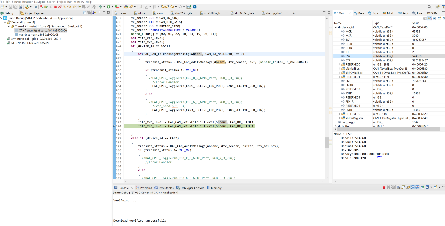 Solved: CAN and USB on STM32767ZiT6 - STMicroelectronics Community