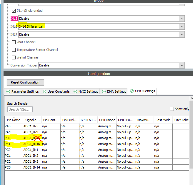 Solved: Cube MX having bug when setting up the ADC1 channe... - STMicroelectronics Community