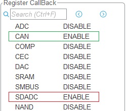 Solved: CubeMX Register Callback does not work / is missin... - STMicroelectronics Community