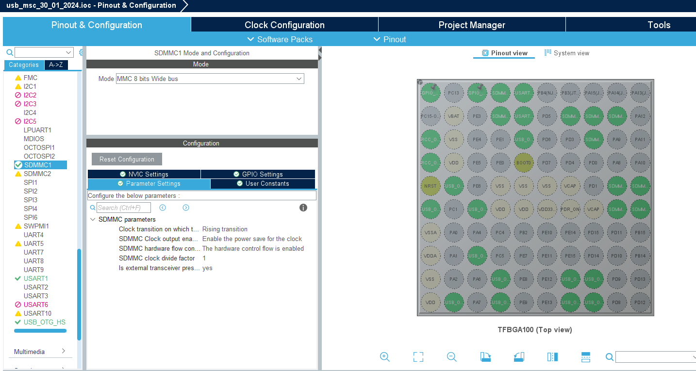 STM32H723 USB Mass storage - STMicroelectronics Community