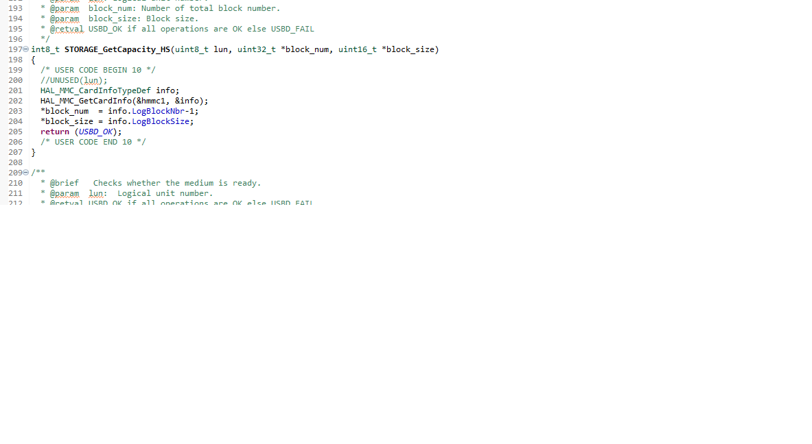 STM32H723 USB Mass storage - STMicroelectronics Community