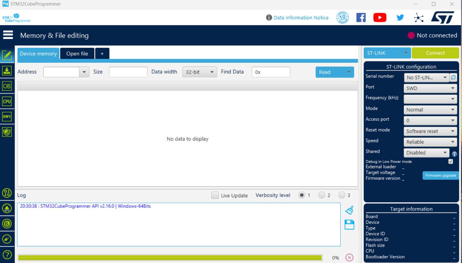 Solved Which Cube Programmer Version Support Jlink Stmicroelectronics Community