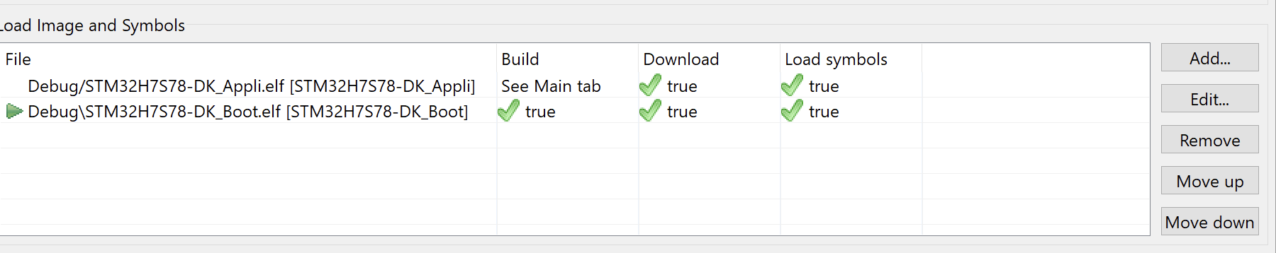 STM32H7R/S - bootflash/stm32cubeide, how to debug ... - STMicroelectronics Community