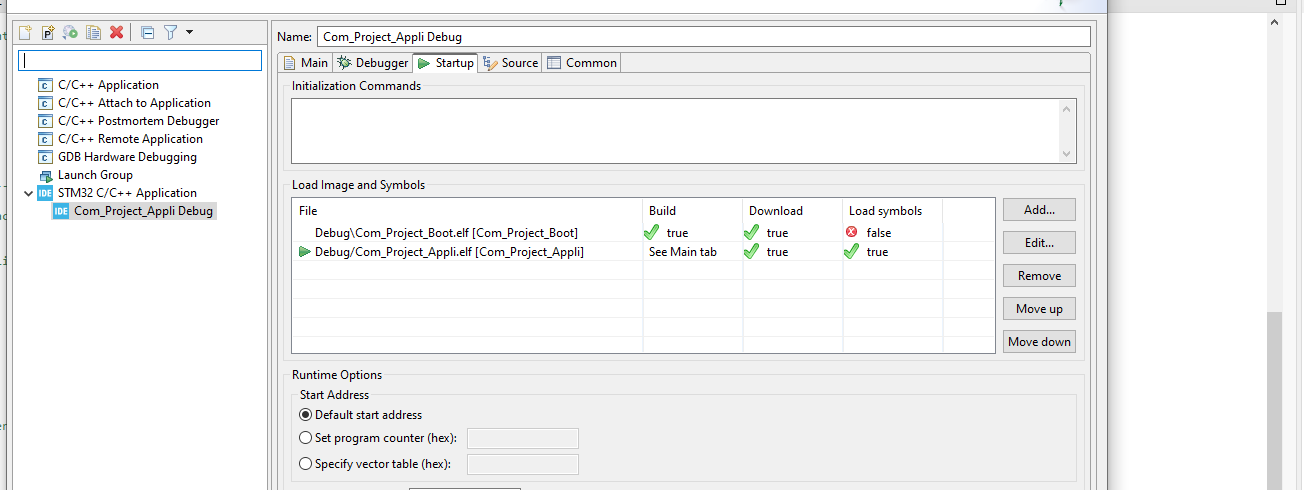 STM32H7R/S - bootflash/stm32cubeide, how to debug ... - STMicroelectronics Community