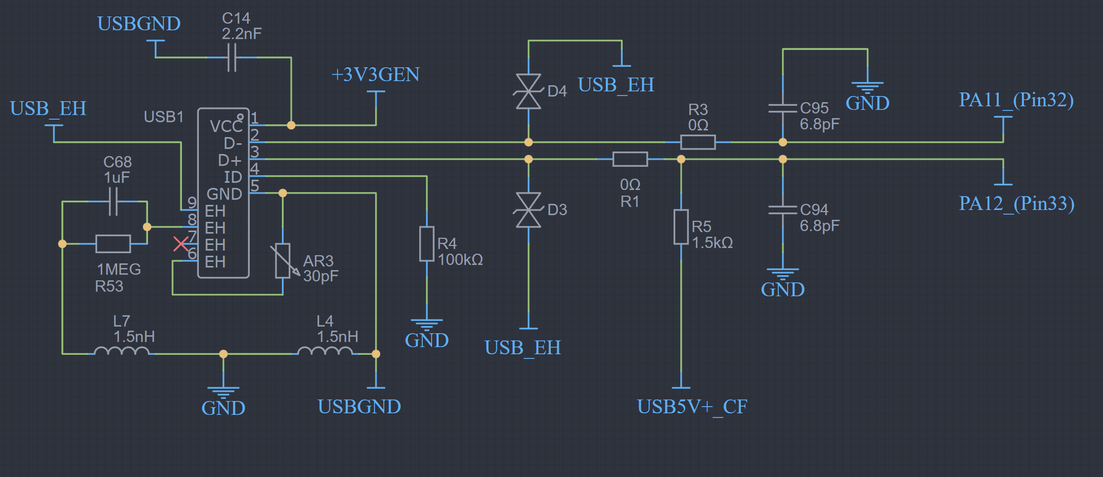 STM32F103CBT6 not recognized USB device - STMicroelectronics Community