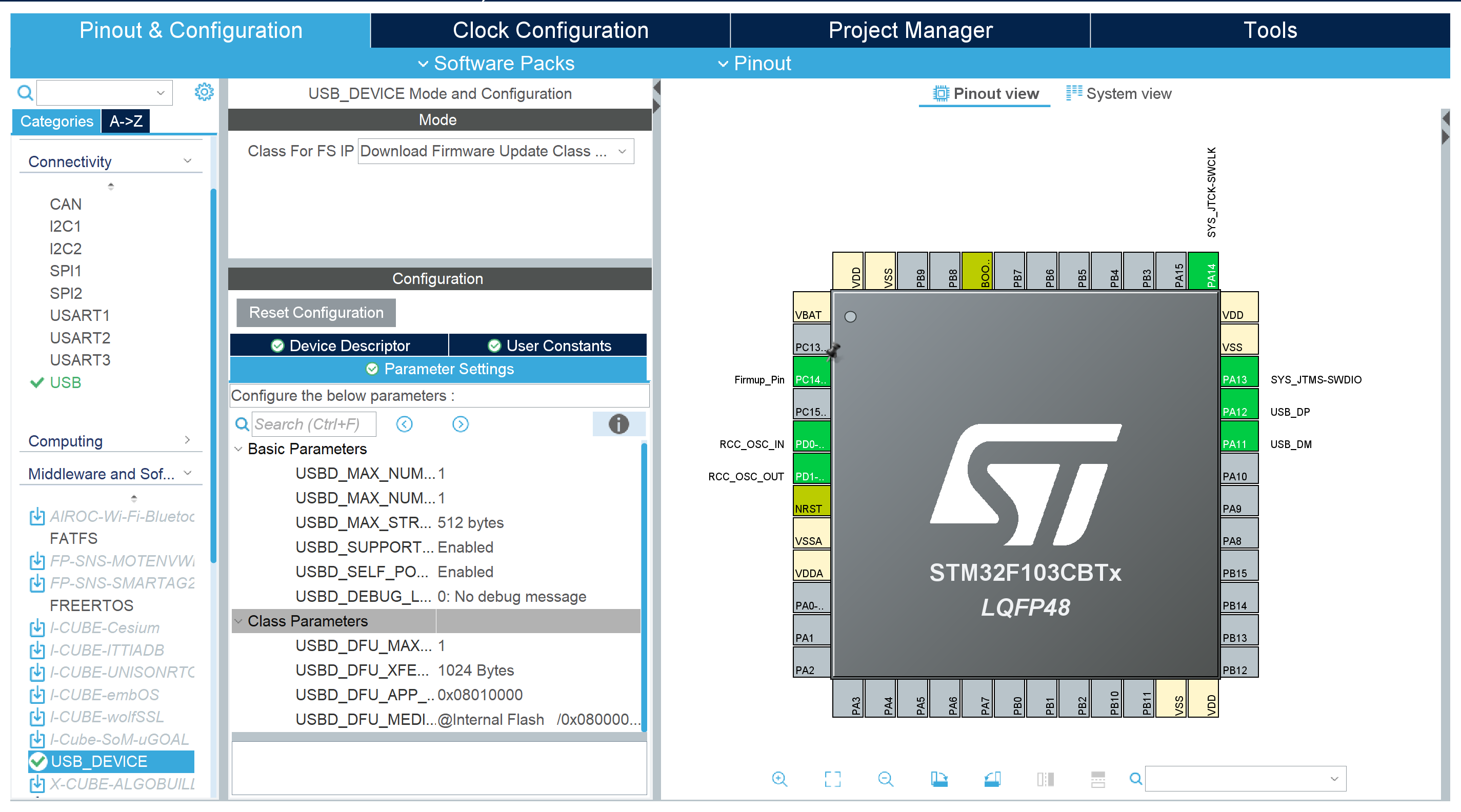 Stm32f103cbt6 Not Recognized Usb Device Stmicroelectronics Community