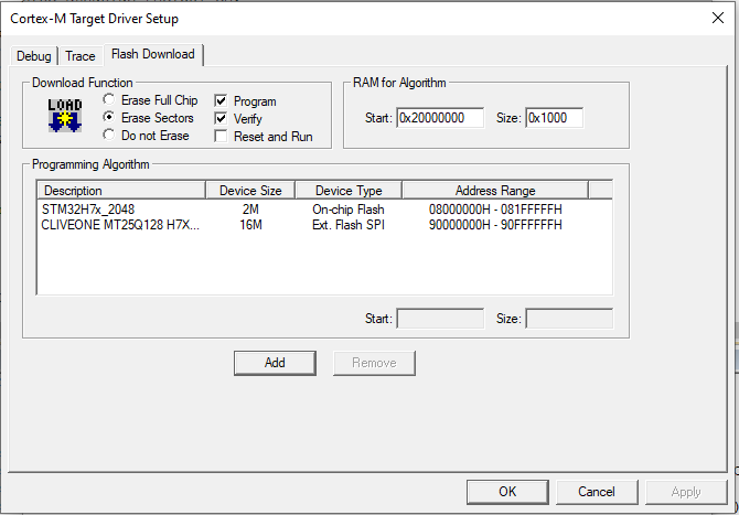 Is It Possibe To Modify External Loader Qspi To Stmicroelectronics Community 
