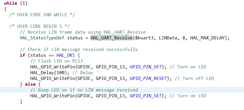 How Can I Get Id Of Lin Frame In Stm32 Stmicroelectronics Community