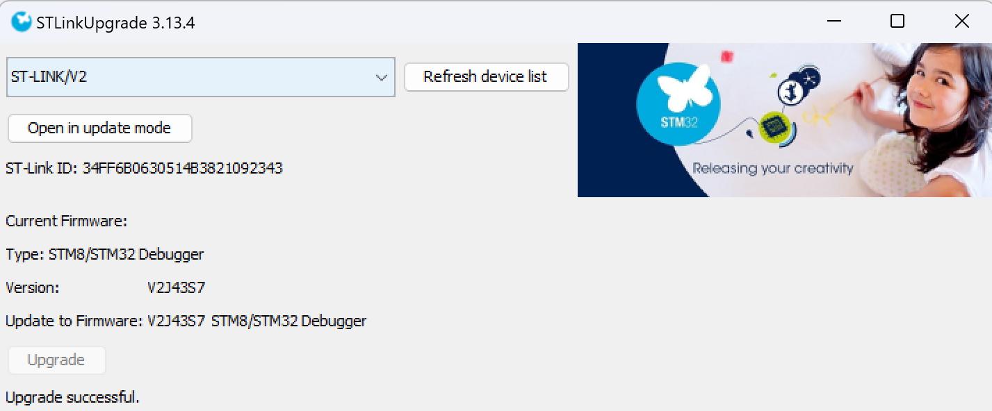 Solved Stm32cubeprogrammer Error No Stm32 Target Found Stmicroelectronics Community