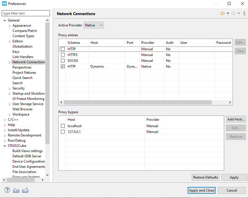 Solved Unable To Login To St Account In Stm32cubeide Stmicroelectronics Community