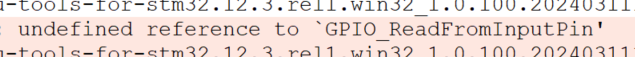 Solved Undefined Reference To A Function Stmicroelectronics Community