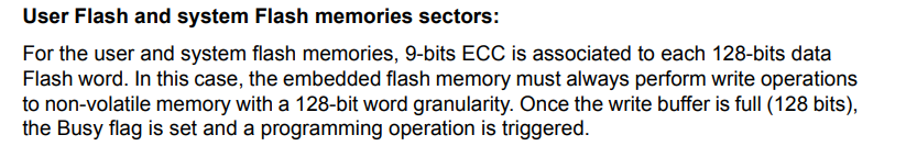 Single Word Flash Programming Is Not Properly Writ Stmicroelectronics Community