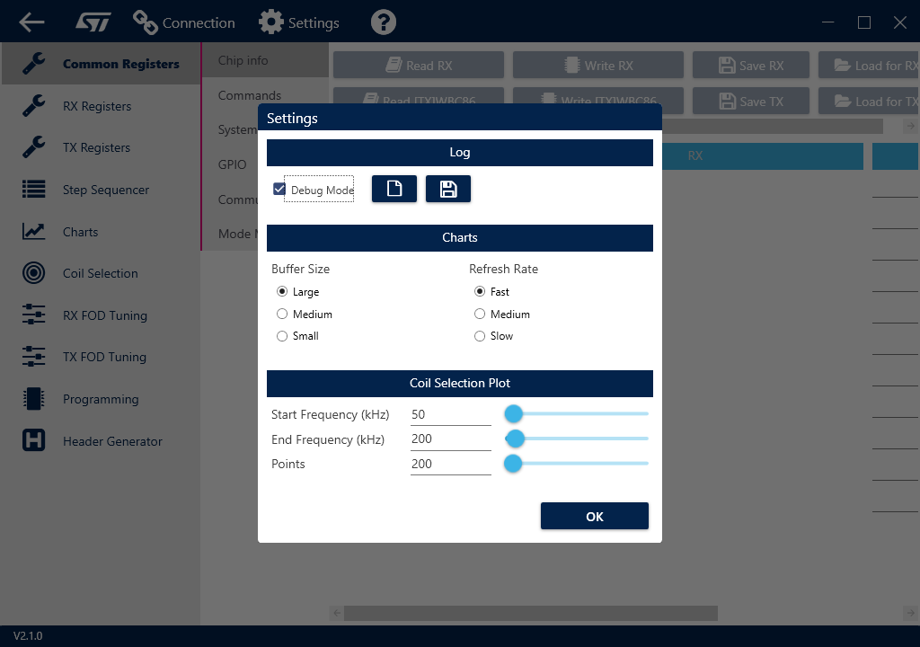 Solved: STSW-WPSTUDIO GUI cannot connect to ST Wireless Ch... - STMicroelectronics Community