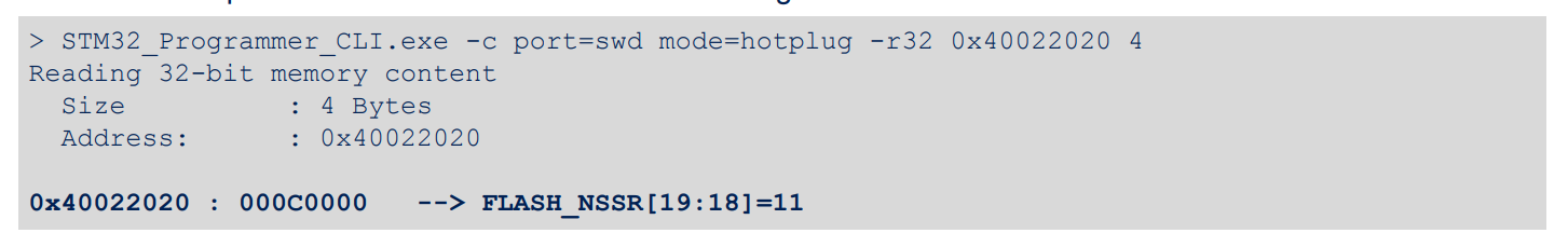 Solved: STM32U585 DOES NOT RETURN TO RDP=0. - STMicroelectronics Community