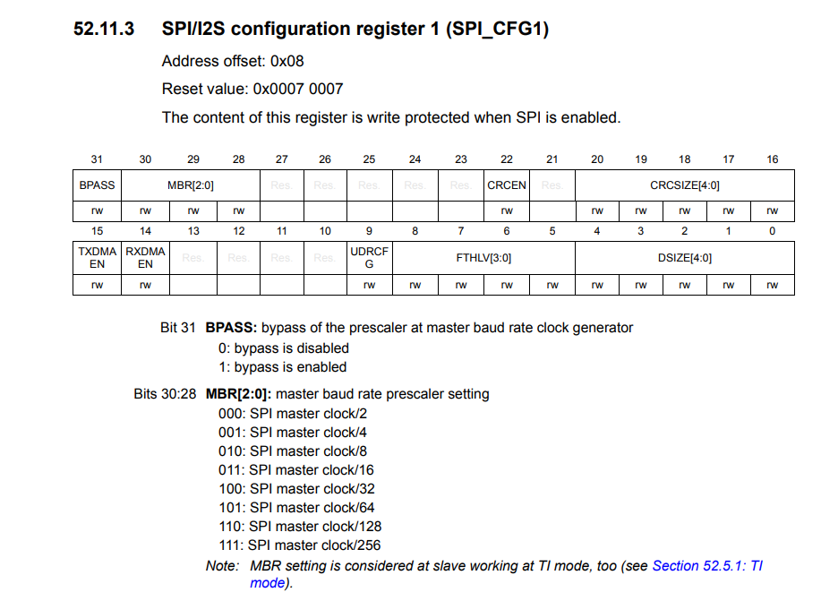 Spi Dma Is Not Workng At Higher Spi Baud Rates Stmicroelectronics Community 