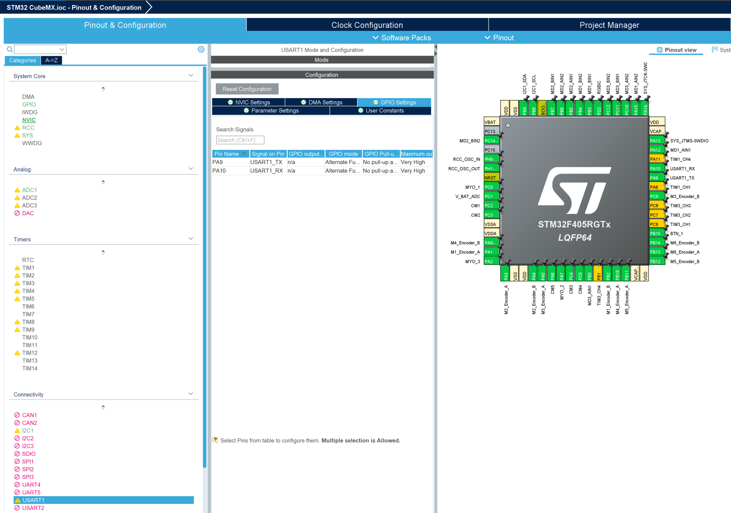 Solved Yellow Triangle Warnings In Stm32cubeide Stmicroelectronics Community