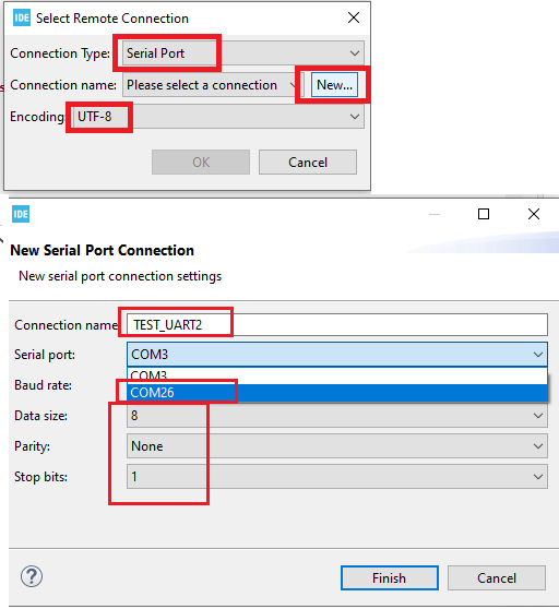 Solved Stm32cubeide Serial Port Connection Stmicroelectronics Community