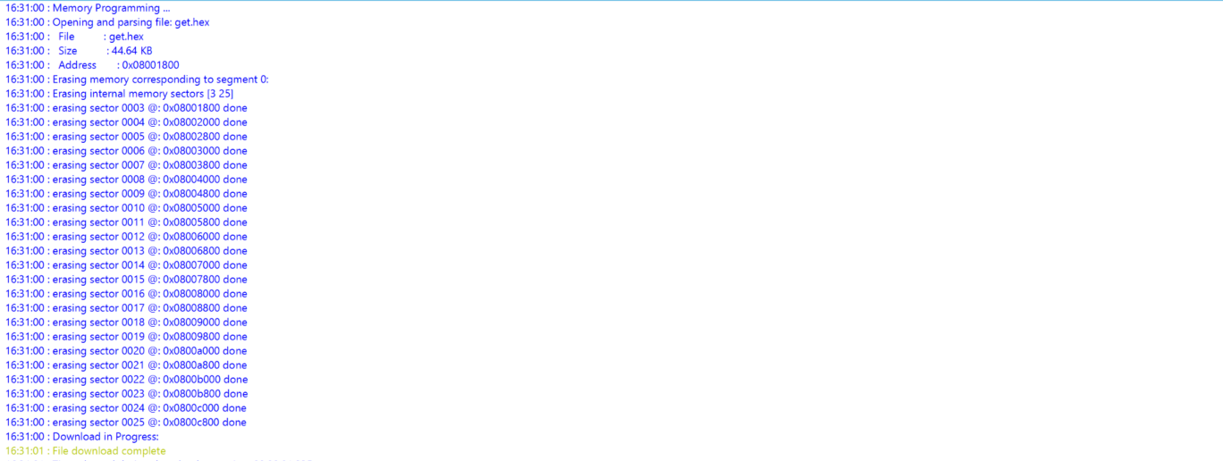 Problem With Stm32cubeprogrammer Version 2 16 0 An Stmicroelectronics Community