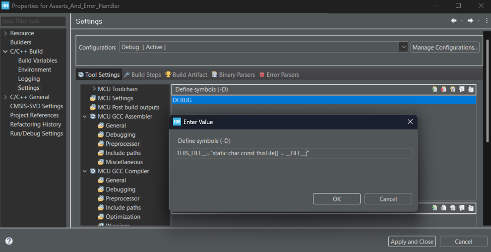 Solved: Use of Define symbols (-D) with the semicolon ...