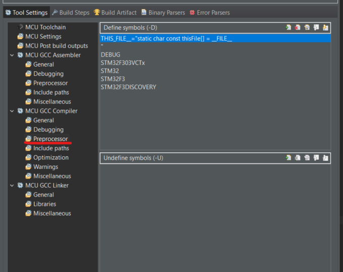 Solved: Use of Define symbols (-D) with the semicolon ...