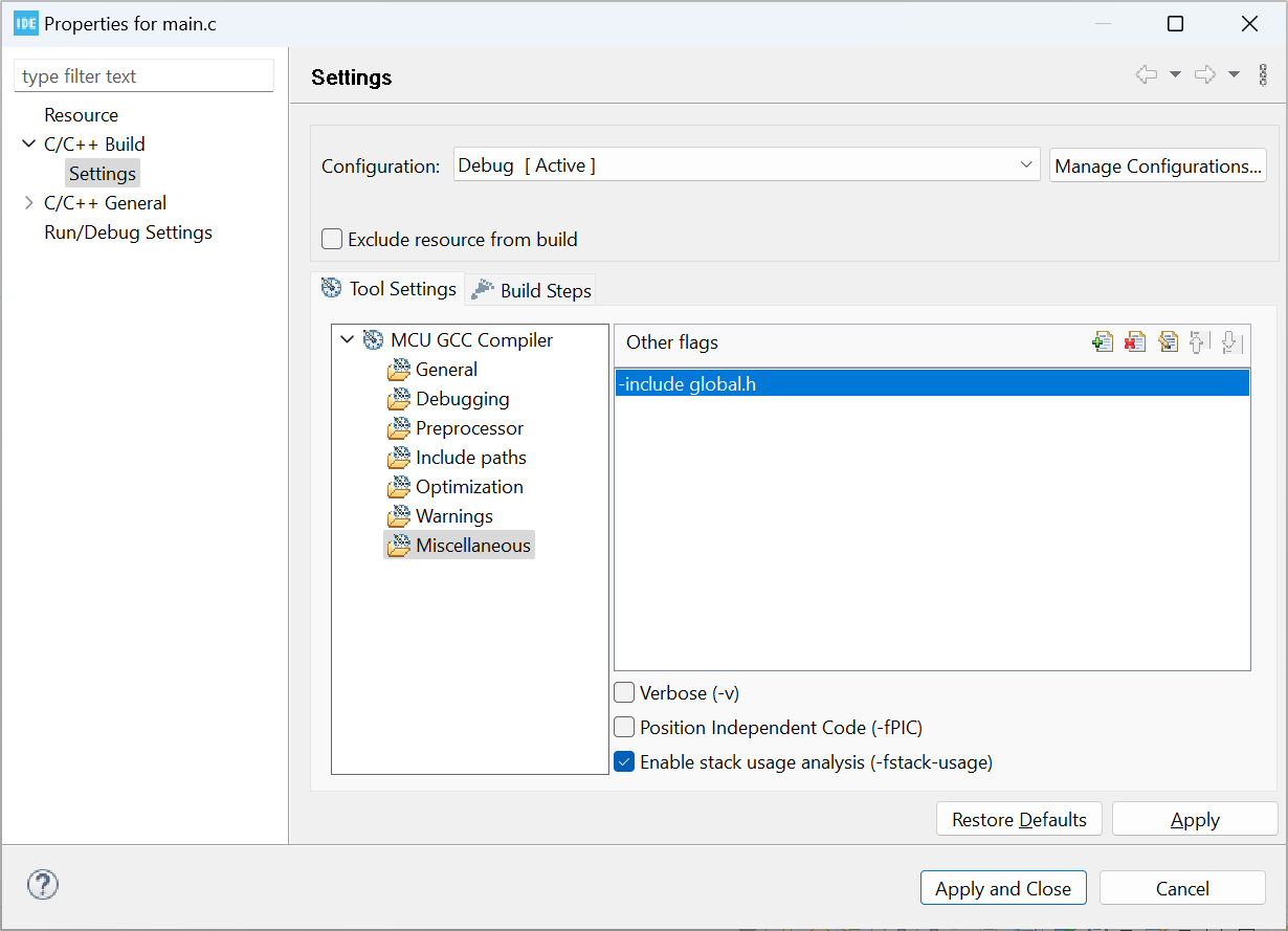 Solved: Use of Define symbols (-D) with the semicolon ...