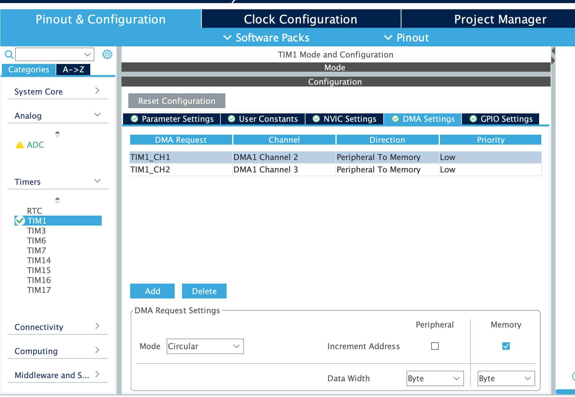Configuration Request Tim1 Based Pwm Generation Wi Stmicroelectronics Community