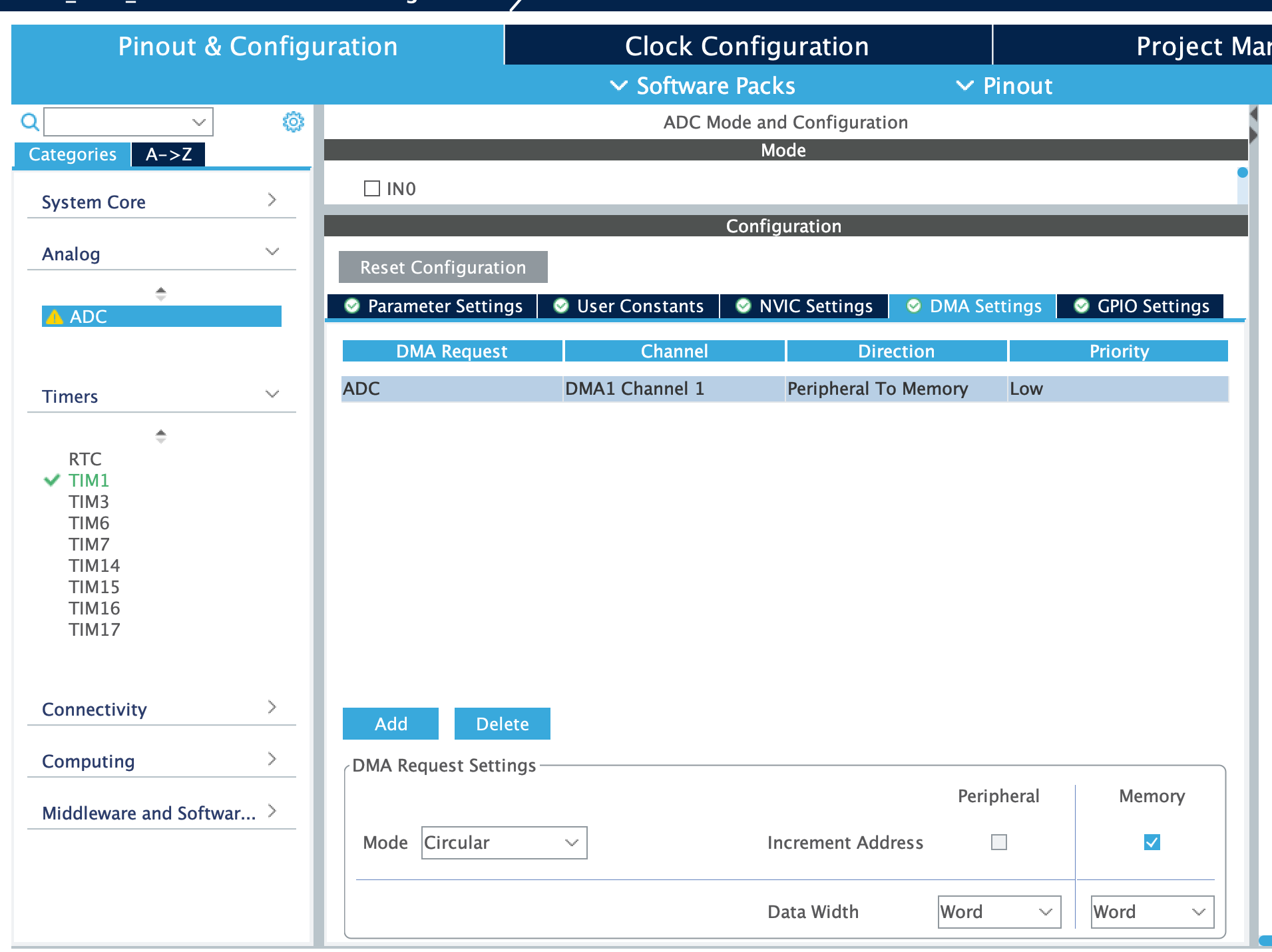 Configuration Request Tim1 Based Pwm Generation Wi