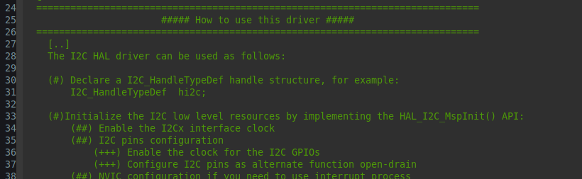 HAL Functions - STMicroelectronics Community
